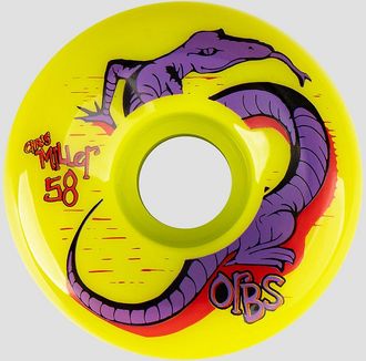 Welcome Orbs Specters Chris Miller 58mm Rollen neon yellow