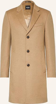 HUGO BOSS Wollmantel Hyde beige