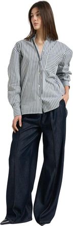 Iro Iro, Femme, Blouses et Chemises, Multicolore, Taille: 36 FR Large Striped Shirt