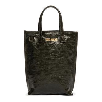 Uma Wang UMA Wang, Femme, Sacs, Vert, Taille: ONE Size Sac &agrave; bandouli&egrave;re en toile avec logo imprim&eacute;