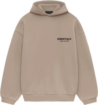 Fear of God Homme, Sweatshirts et sweats &agrave; capuche, Beige, Taille: XL Essentials Fleece Sweat &agrave; capuche
