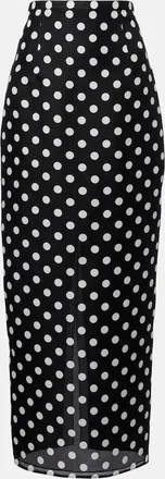 Khaite High-Rise-Maxirock Winton aus Seide