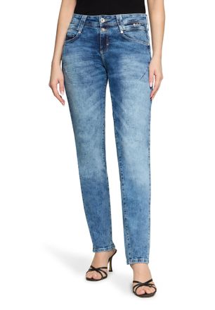 Betty Barclay Damen 6180/1996 Hose, Middle Blue Denim, 42