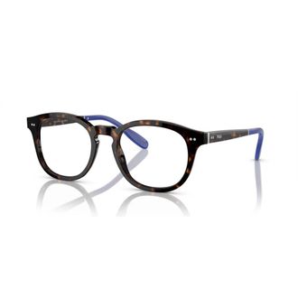 Polo Ralph Lauren unisex, Accessoires, Brun, Taille: 50 MM Montures de lunettes élégantes en Shiny Havana