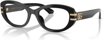 Dolce & Gabbana Lunettes papillon - Femme - Accessoires - Noir - Taille: 54 MM