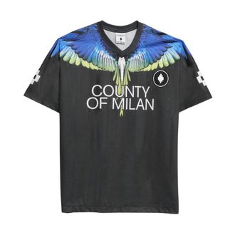 Marcelo Burlon Soccer T-Shirt - - Tops - Herren - Mehrfarbig - S