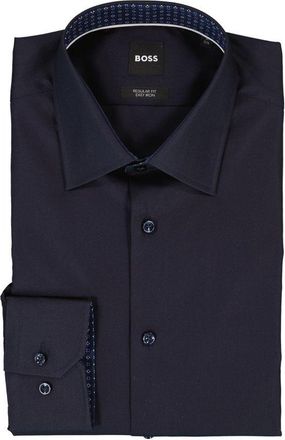 HUGO BOSS Herren Hemd blau