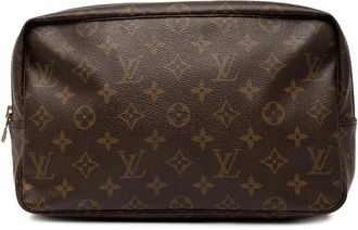 Louis Vuitton Clutches - Monogram Trousse Toilette 28 - Gr. unisize - in Braun - f&uuml;r Damen