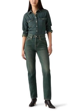 Levi's Femme Jean 501 Original Verdant Ventures Blue 28 30