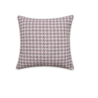 Gardinia Sehlbach Kissen Hahnentritt, rosa, 45 x 45 cm