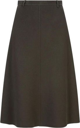 Max Mara Femme, Jupes, Brun, Taille: 38 FR Gloria Midi Skirt