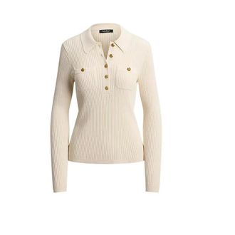 Ralph Lauren Femme, Tops, Beige, Taille: 36 FR Pull
