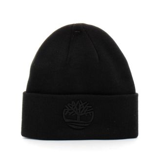 Timberland unisex, Accessoires, Noir, Taille: ONE Size Bonnet Unisexe Brodé