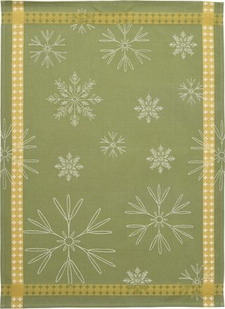 Sander Geschirrtuch Weihnachten - Vail - 06 Olive, grün 50x 70cm, Baumwolle