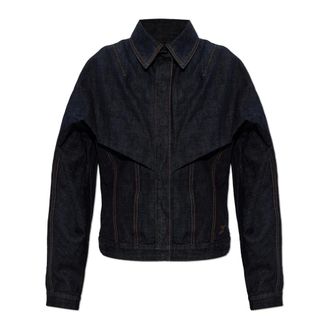 Jacquemus Femme, Vestes, Bleu, Taille: 36 FR Veste en jean Chale