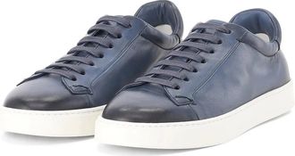 Doucal's Low-Top Sneaker - Sneaker aus Leder - Gr. 42,5 (EU) - in Blau - f&uuml;r Damen