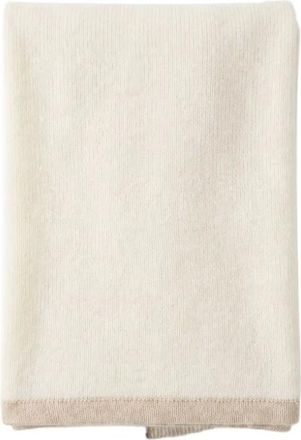 Fedeli &Eacute;charpe Bicolore Ouverte - Homme - Accessoires - Blanc - Taille: ONE Size