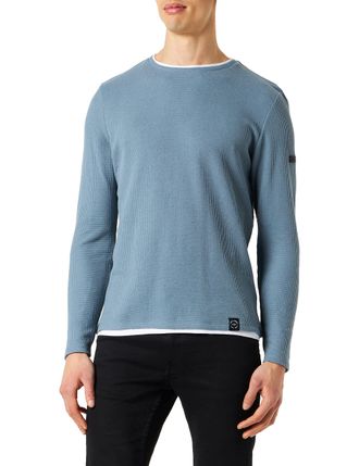 Key Largo Herren Stefano Round Sweatshirt, Flintstone Blue (1233), XL