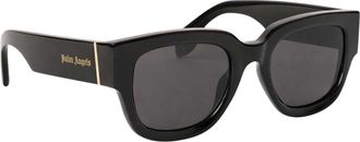 Palm Angels Monterey Rechteck-Sonnenbrille f&uuml;r Herren (Schwarz)