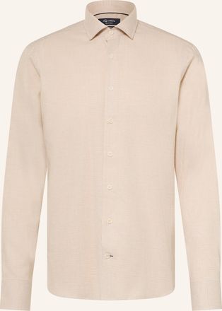 Olymp Olymp Signature Hemd Tailored Fit beige
