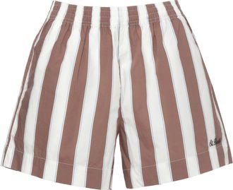 Saint Barth Femme, Shorts, Brun, Taille: 38 FR Meave Pull Up Shorts