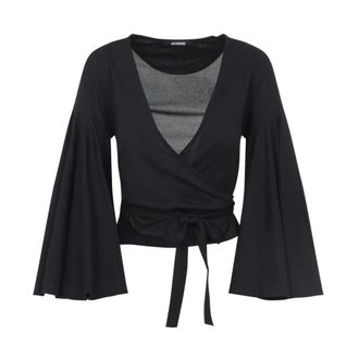 Jacquemus Wickelbluse - - Blouses & Shirts - Damen - Schwarzk - XS