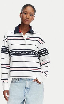Tommy Jeans Poloshirt DW0DW23145 Wei&szlig; Regular Fit