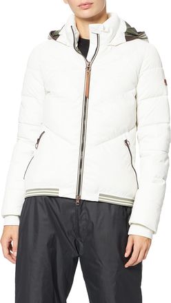 Camel Active Damen 320080/6R48 Jacke, Off White, 34