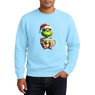 Generic Le Grinch Pull De Noel Homme Drole Sweats The Sweatshirts Moche Pulls Famille Adulte Sweat Ugly Christmas Vetement Deguisement Enfant zippé Noel 2025 