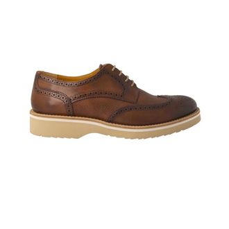 Calce Calce, Homme, Chaussures, Brun, Taille: 41 EU Chaussures Oxford homme en cuir marron