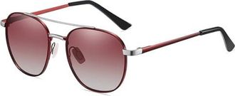 Generic Lunettes De Soleil For Hommes, Monture M&eacute;tallique, For La Conduite, Les Vacances, Les F&ecirc;tes(Red)