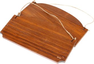 Valiclud 2 St&uuml;ck Teiliges T&uuml;rh&auml;ngeschild aus Massivem Holz Handbeschriftet Retro Dekoration DIY T&uuml;ranh&auml;nger f&uuml;r Zuhause Gesch&auml;ft Vintage T&uuml;rplaketten in Hellbr