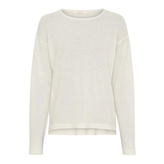 BTF-CPH Btfcph - Pull en cachemire pur &agrave; encolure bateau - Femme - Pulls - Blanc - Taille: 40 FR