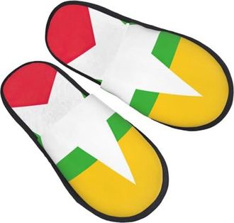 Generic Drapeau Du Myanmar Homme Femme Slippers Confortable Chaussons Doux Pantoufles Pour Maison Int&eacute;rieur Ext&eacute;rieur M