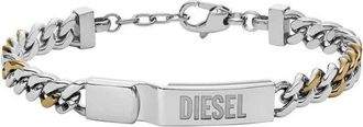 Diesel Stahlarmband - - Accessories - Herren - Grau - ONE SIZE