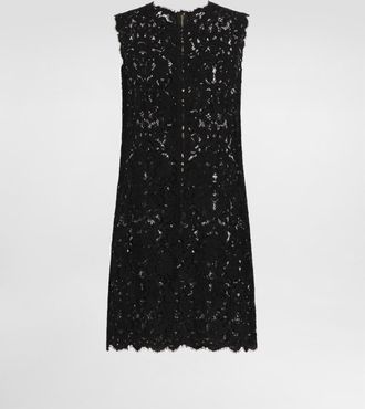Dolce & Gabbana Cordonetto Lace Dress - Frau Kleider Schwarz 46