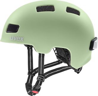 Uvex City 4 - Leichter Fahrradhelm f&uuml;r Damen und Herren - individuelle Gr&ouml;&szlig;enanpassung - waschbare Innenausstattung - Matcha matt - 51-55 cm