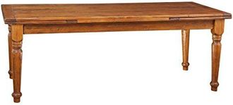 Biscottini International Esstisch ausziehbar 220x100 cm | Küchentisch im Landhausstil | Lounge Tisch