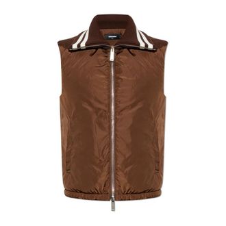 Dsquared2 Gesteppte Weste - - Jackets - Herren - Braun - M