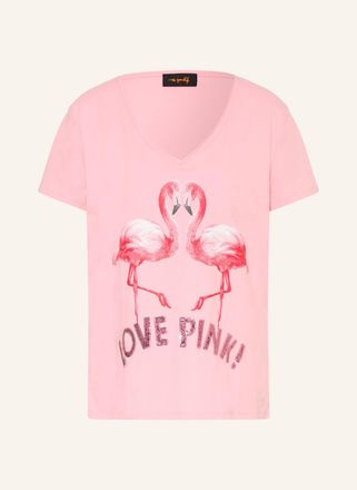 Miss Goodlife Miss Goodlife T-Shirt Mit Pailletten rosa