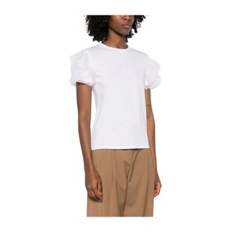 Max Mara Femme, Tops, Blanc, Taille: 40 FR T-Chemises