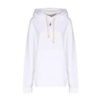 J.W.Anderson Anchor Embroidery Hoodie - - Sweatshirts & Hoodies - Damen - Wei&szlig; - XS