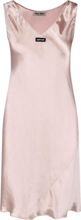 Miu Miu Midi Logo Dress