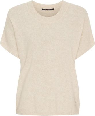 BTF-CPH Rundhals-Strickware - - Knitwear - Damen - Beige - XS
