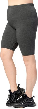 Merry Style Kurze Leggings Große Größen Damen Shorts aus Baumwolle Komfortable Kurze Hose Radlerhose Ideal für den Alltag und Sportaktivitäten MS10-456 (DunkelMel