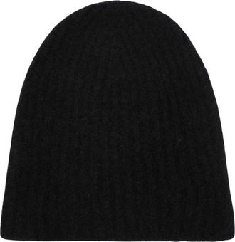 Roberto Collina Femme, Accessoires, Noir, Taille: ONE Size Bonnet en Tricot Noir Hat