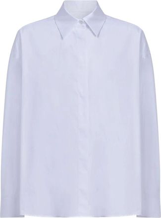 Dondup Femme, Blouses et Chemises, Blanc, Taille: 34 FR Chemise en soie