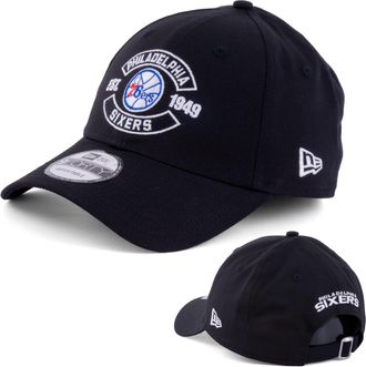 New Era Cap 9FORTY Basecap Herren MLB NBA NFL Limited Edition (Philadelphia 76ers Black)