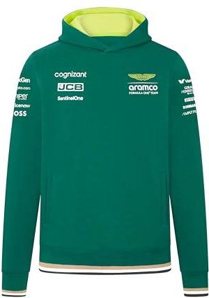 Aston Martin F1 Sweat à Capuche de léquipe 2024 pour Hommes - Vert - Taille: XXL