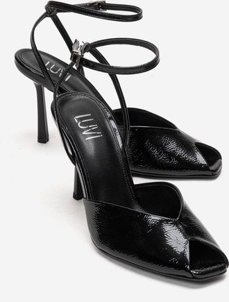 Prologue Slate Kn&ouml;chelriemen Stiletto Pumps